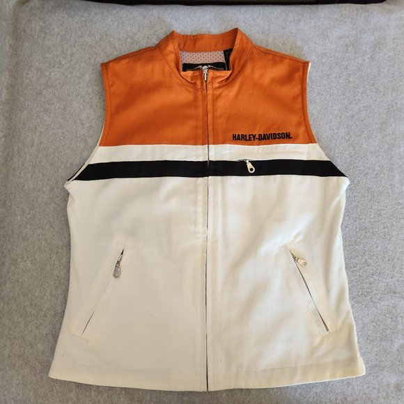 Harley-Davidson | Jackets & Coats | Vintage Harleydavidson Moto Vest ...